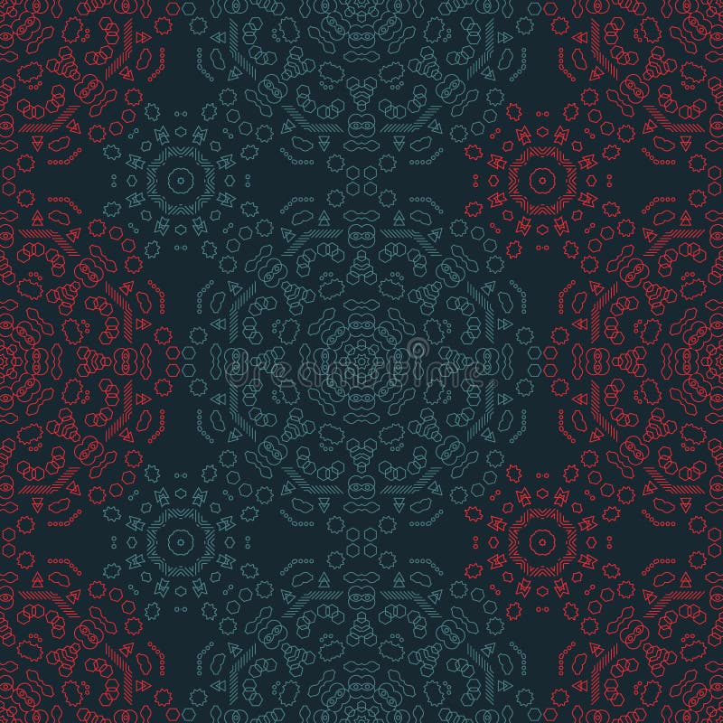 Modern, Computer Age Shapes Seamless Pattern Stock Vector ...