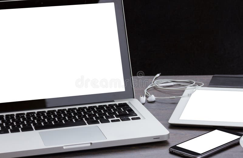 Modern computer devices stock photo. Image of business - 51708614