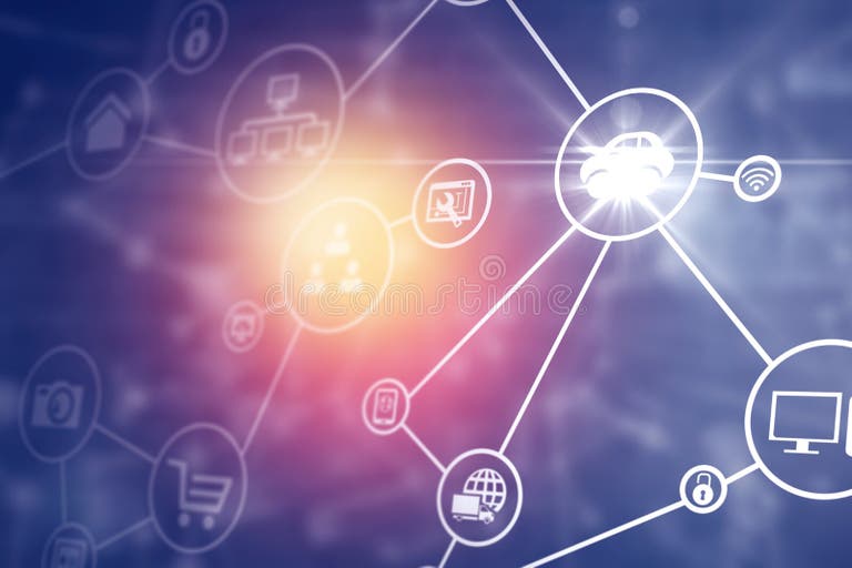 Modern computer icons 3d stock illustration. Illustration of concepts ...