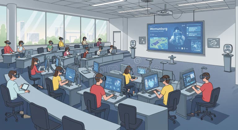 Reality Workstations Stock Illustrations – 226 Reality Workstations ...
