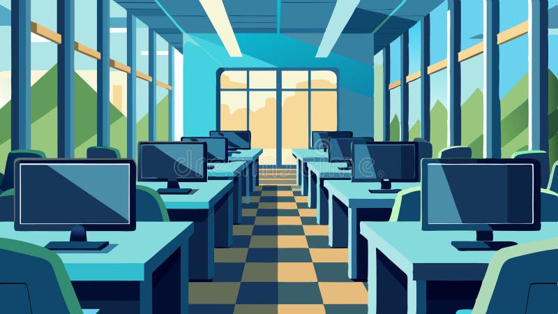 Computer Lab Animated Computer Lab Cartoons And Comics Funny