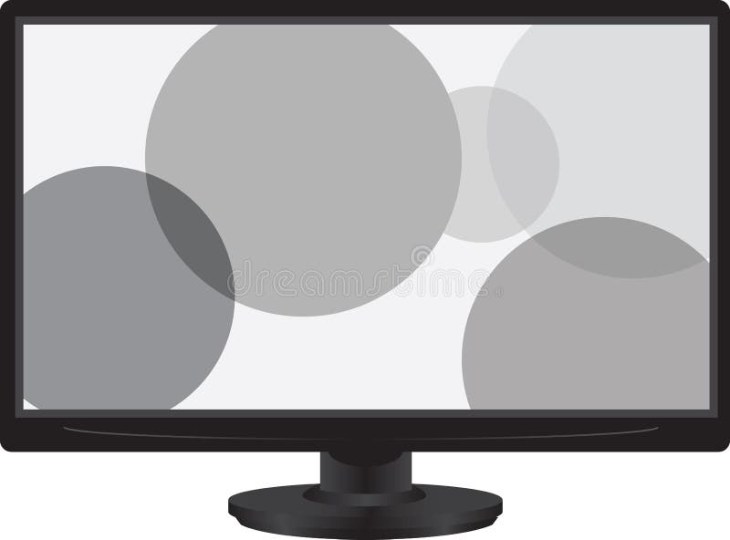 Modern computer monitor stock vector. Illustration of current - 201952427