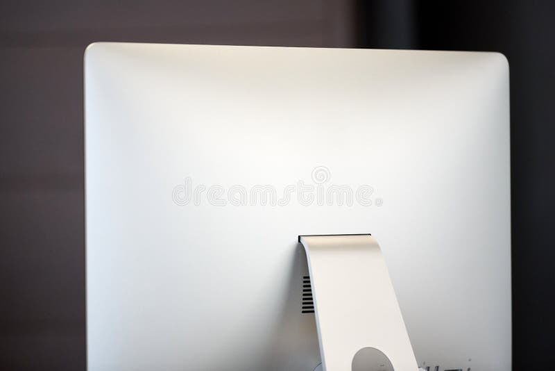 Modern Computer Monitor. Monitor for Workplace in Office. New Hardware ...