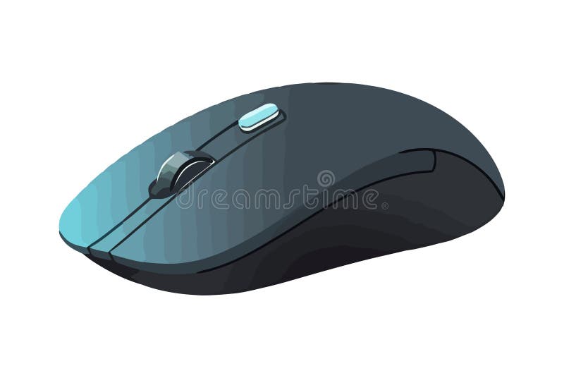 Modern Computer Mouse Symbolizing Technology Advancement Stock Vector ...