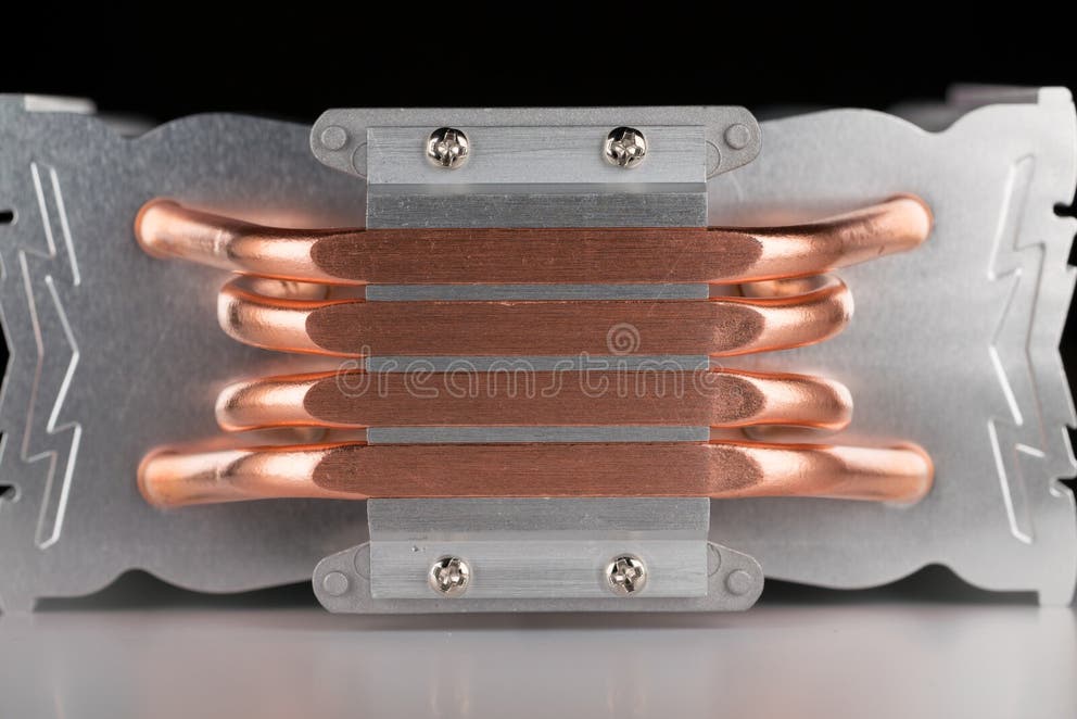 Modern Computer Processor Cooler or Radiator or Heat Sink Stock Photo ...