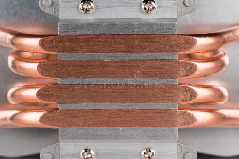 Modern Computer Processor Cooler or Radiator or Heat Sink Stock Photo ...