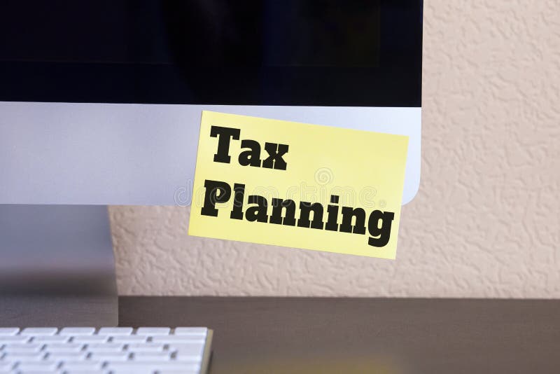 Modern Computer with Reminder Yellow Sticker Note with Text Stock Image ...