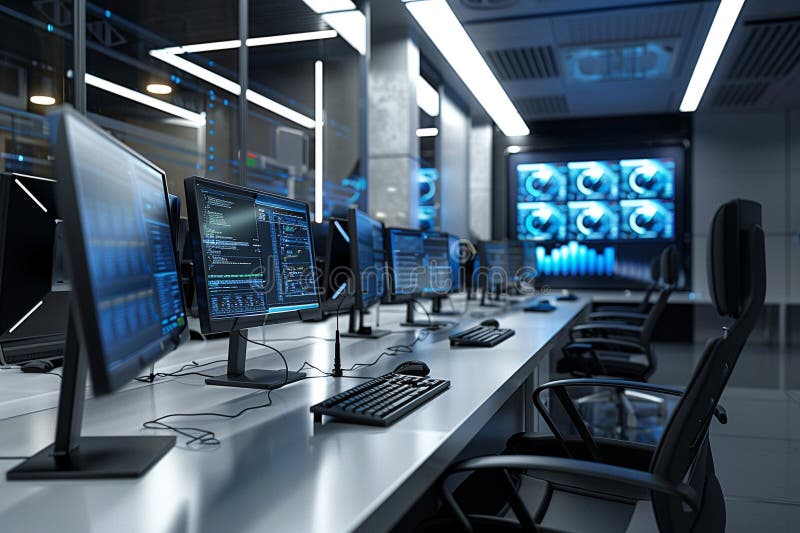 Modern Computer Room Technology and Innovation Stock Photo - Image of ...