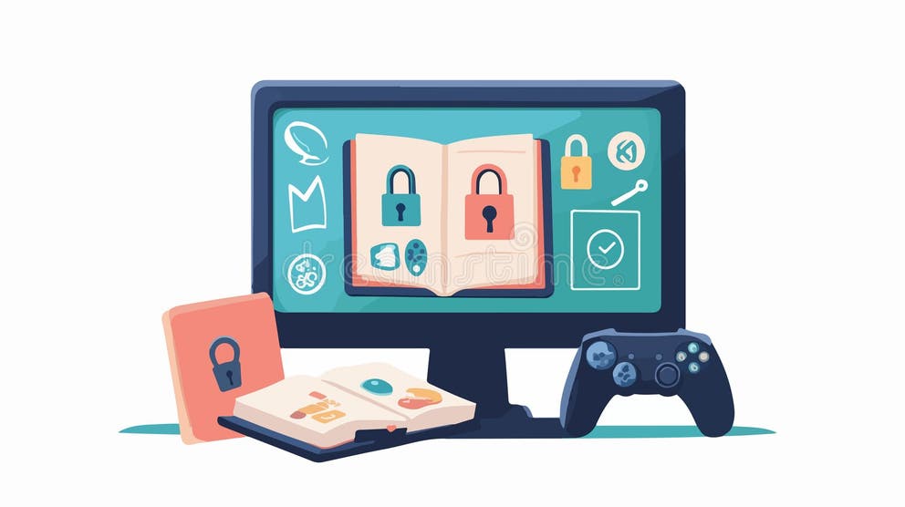 Modern Computer Screen Displaying LMS Interface for Educational ...