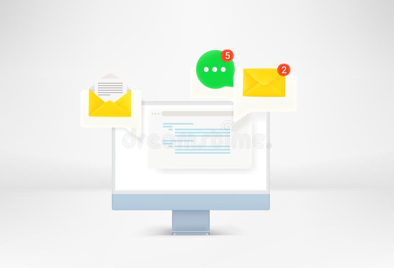 Work Notifications Stock Illustrations – 231 Work Notifications Stock ...