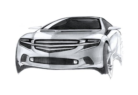 Futuristic Car Drawing Stock Illustrations – 1,687 Futuristic Car ...