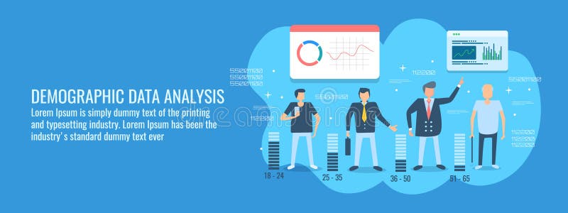 Demographic Data Analysis, a Bunch of People, Young and Old in Age ...