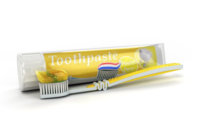Modern Concept of the Design of a Tube of Toothpaste Toothpaste Stock ...