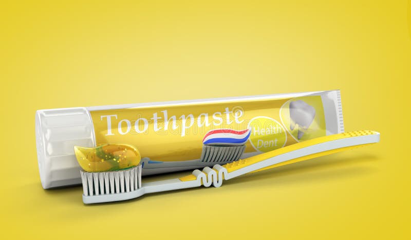 Modern Concept of the Design of a Tube of Toothpaste Toothpaste Stock ...