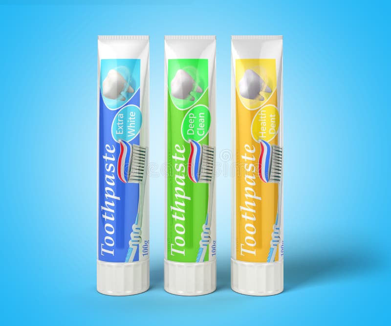 Modern Concept of the Design of a Tube of Toothpaste Toothpaste Stock ...