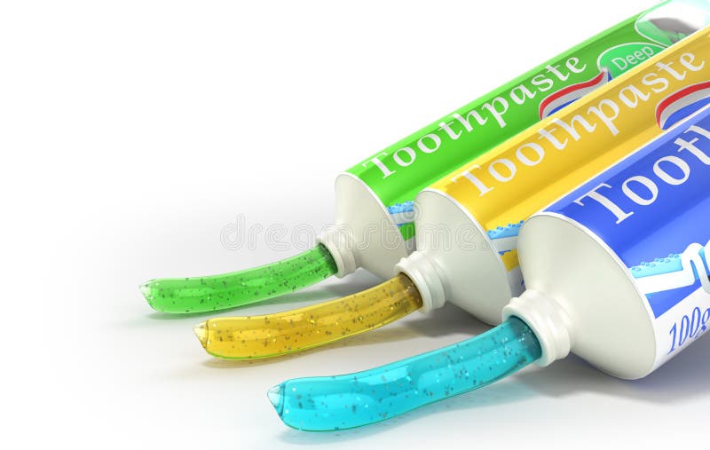 Modern Concept of the Design of a Tube of Toothpaste Toothpaste Stock ...