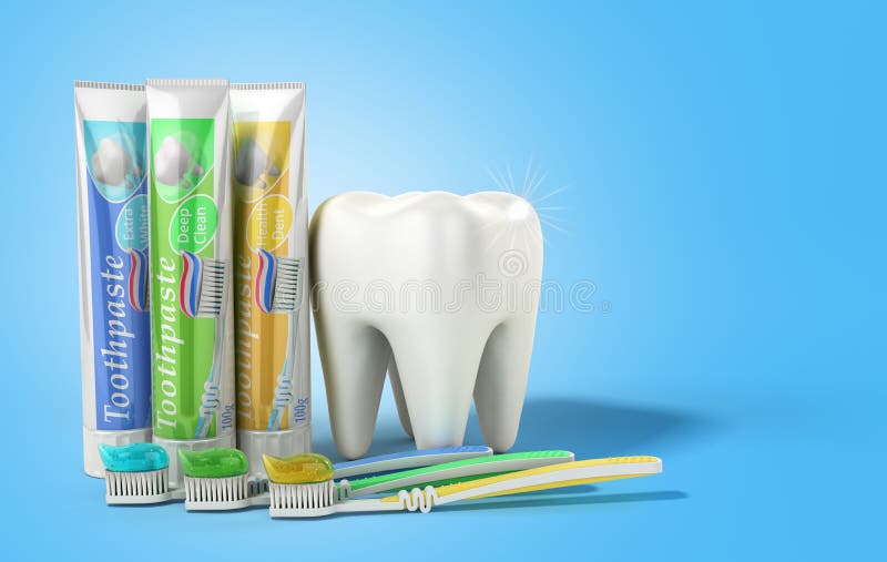 Modern Concept of the Design of a Tube of Toothpaste Toothpaste Stock ...