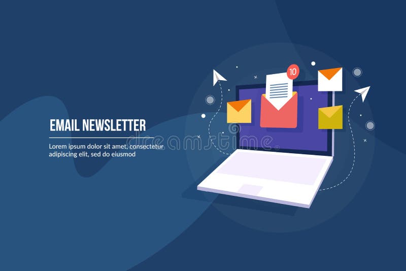 Notification Newsletter 3d Render Illustration - Hand Holding Mobile ...