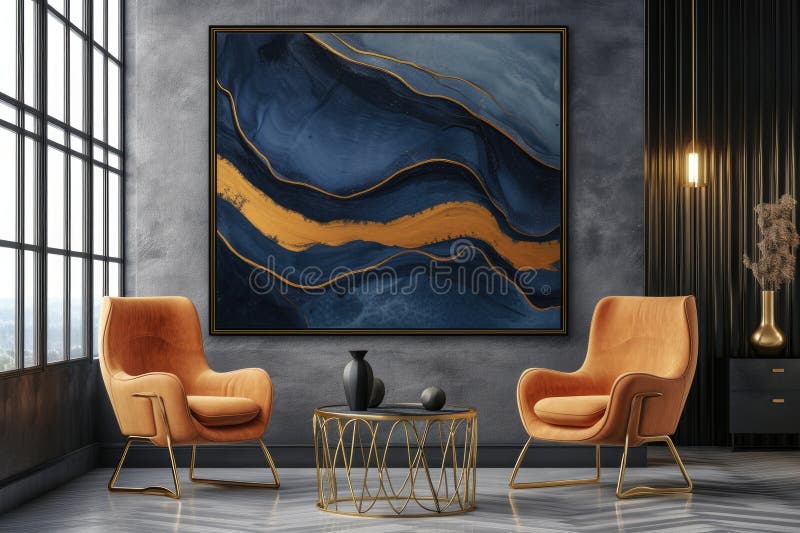 Modern Concept Ocean Art Naturally Elegant Style AI Generated Stock ...