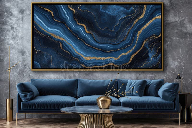 Modern Concept Ocean Art Naturally Elegant Style AI Generated Stock ...