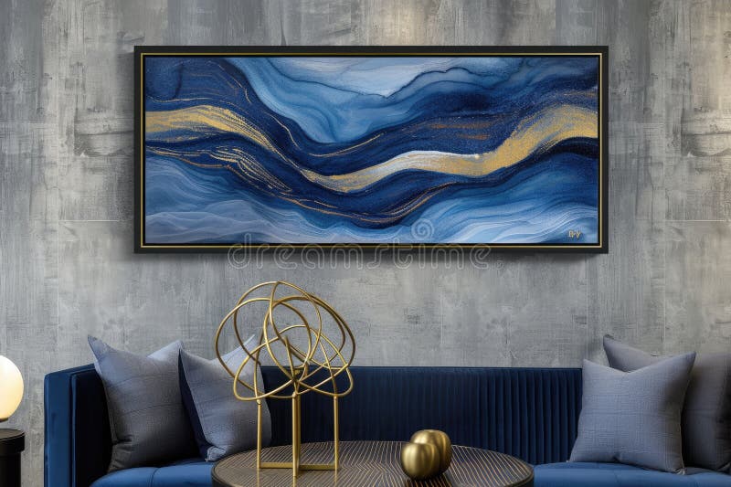 Modern Concept Ocean Art Naturally Elegant Style AI Generated Stock ...