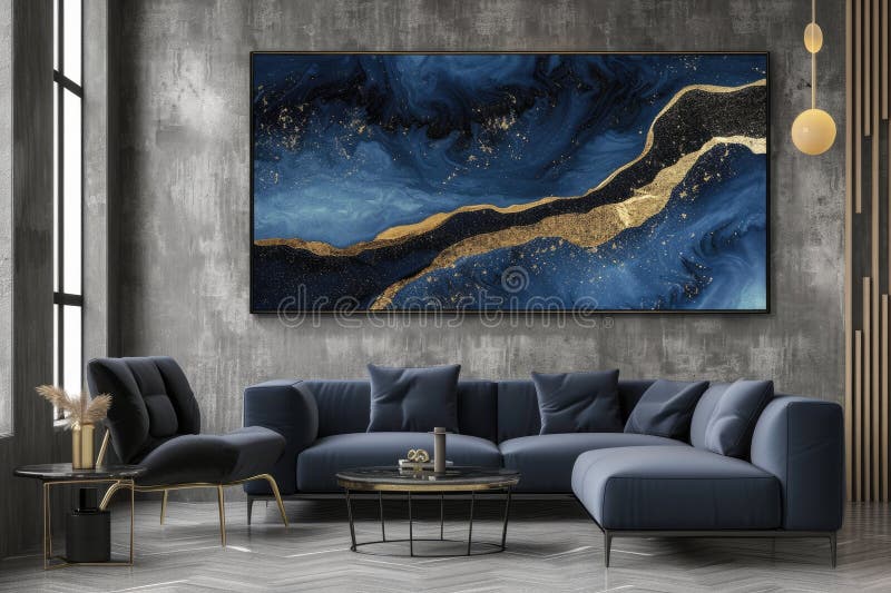 Modern Concept Ocean Art Naturally Elegant Style AI Generated Stock ...