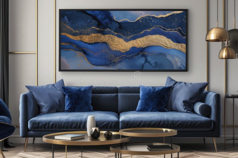 Modern Concept Ocean Art Naturally Elegant Style AI Generated Stock ...