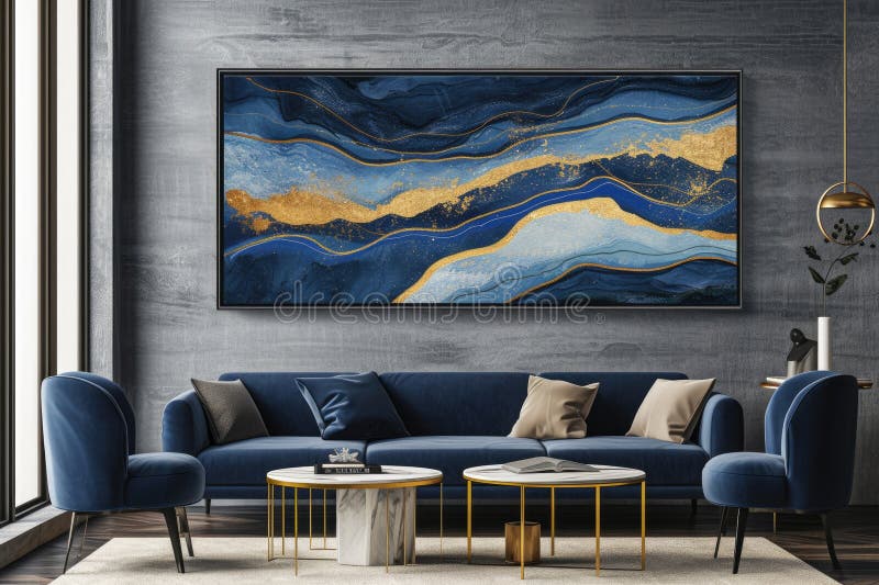 Modern Concept Ocean Art Naturally Elegant Style AI Generated Stock ...