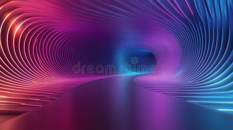 Modern Conceptual Background with Dynamic Effect. Optical Illusion of ...