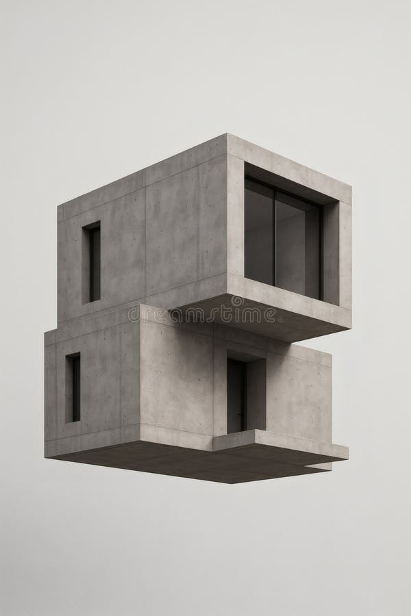 Modern Concrete Architecture Features Stock Illustrations – 15,804 ...