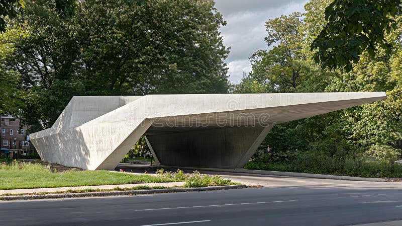 Modern Concrete Structure Architectural Design in Good Resolution Stock ...