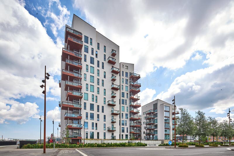 A Modern Condo Building in Denmark with Nice View Editorial Image ...