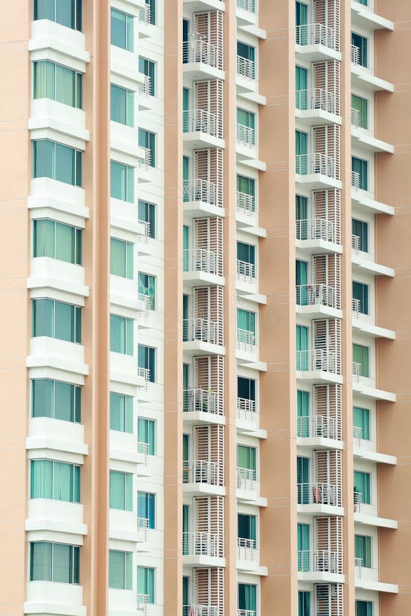 Modern Condo Building Detail Stock Photo - Image of estate, home: 24092280