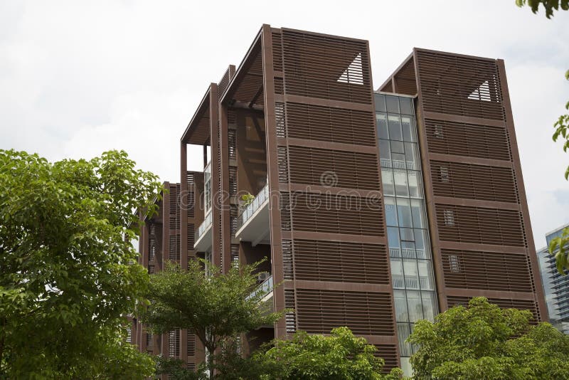 Modern condo buildings stock photo. Image of building - 44969530