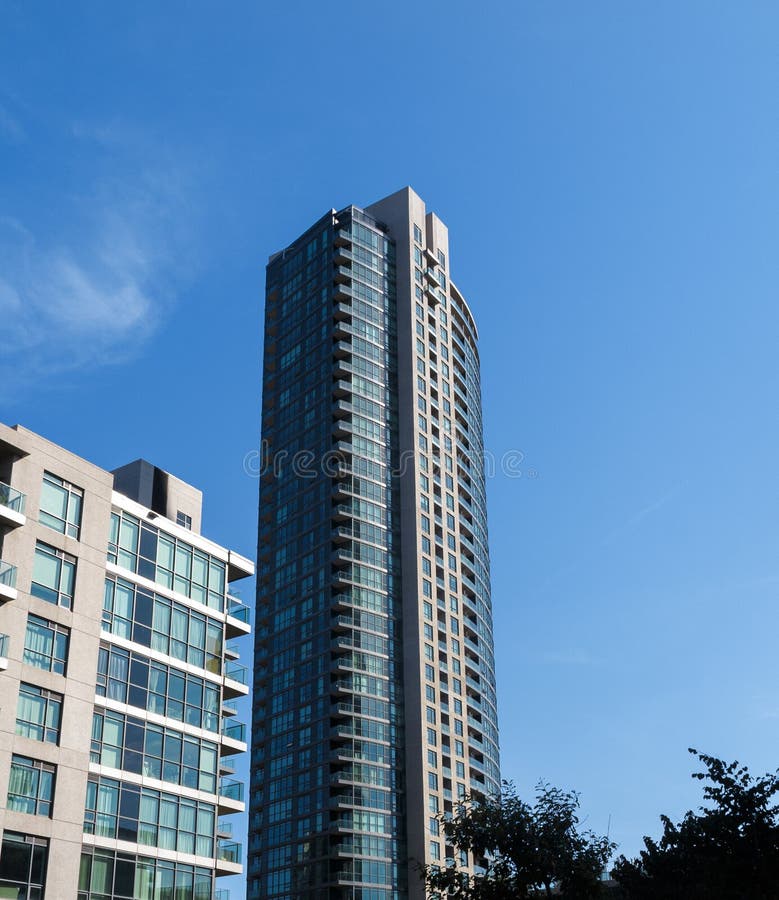 Modern Condo Tower stock image. Image of lifestyle, home - 67109759