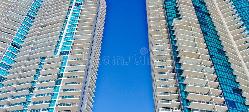 Modern Condominium Towers stock photo. Image of condo - 40322362