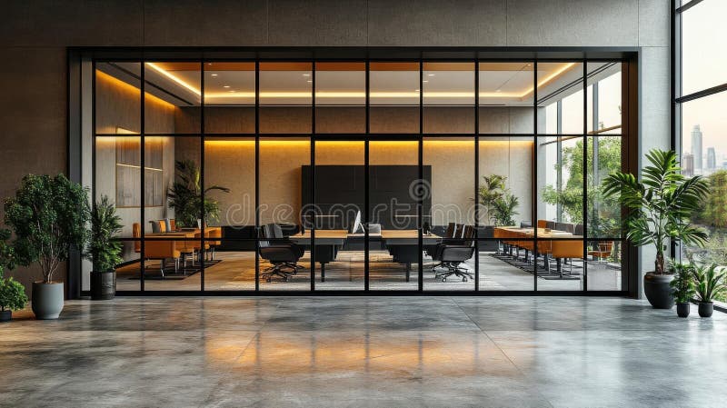 Modern Conference Room Design Features Elegance and Nature Elements in ...