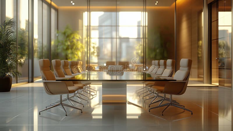 Modern Conference Room Designed for Business Collaboration and ...