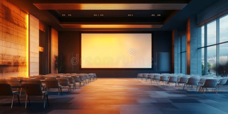 A Modern Conference Room Designed for Effective Business Presentations ...