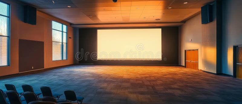 A Modern Conference Room Designed for Impactful Presentations and ...