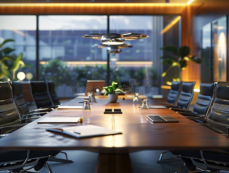 A Business Negotiation Taking Place in a Modern Conference Room Stock ...