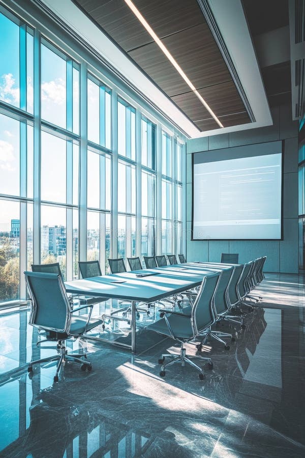Modern Conference Room stock photo. Image of display - 379187396
