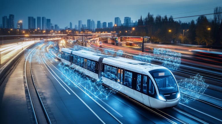Modern, Connected Light Rail Transit System in a Smart City with ...