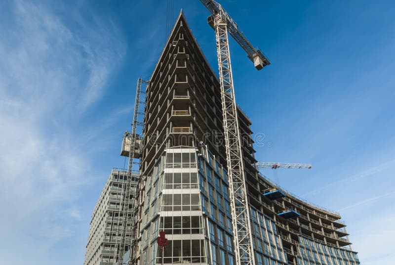 Modern Construction stock image. Image of office, development - 32924689