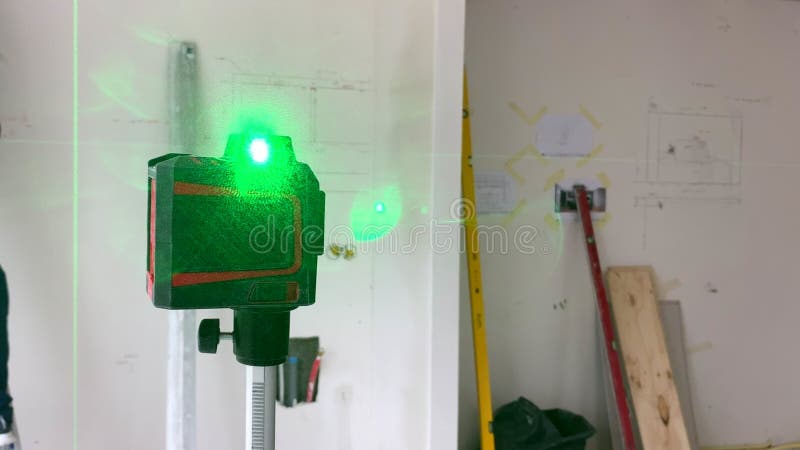 Modern Construction Laser Level on Construction Site for Precise ...