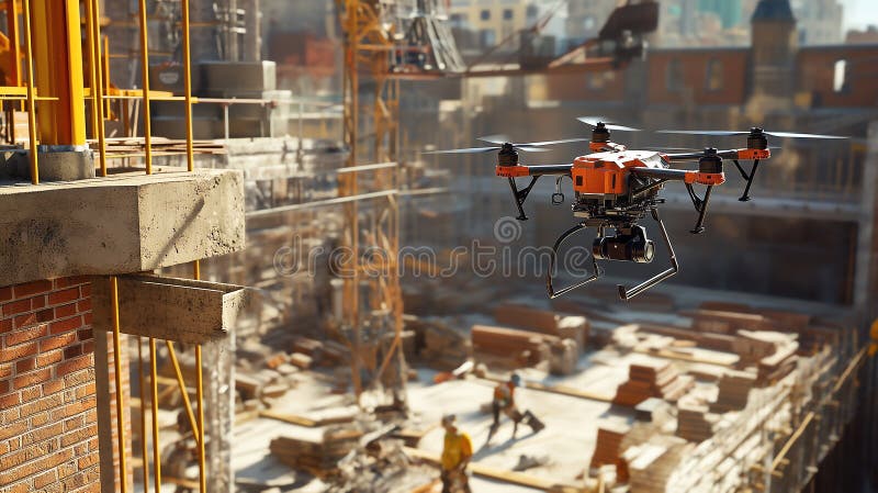 Modern Construction Site - Advanced Techniques and Equipment Stock ...