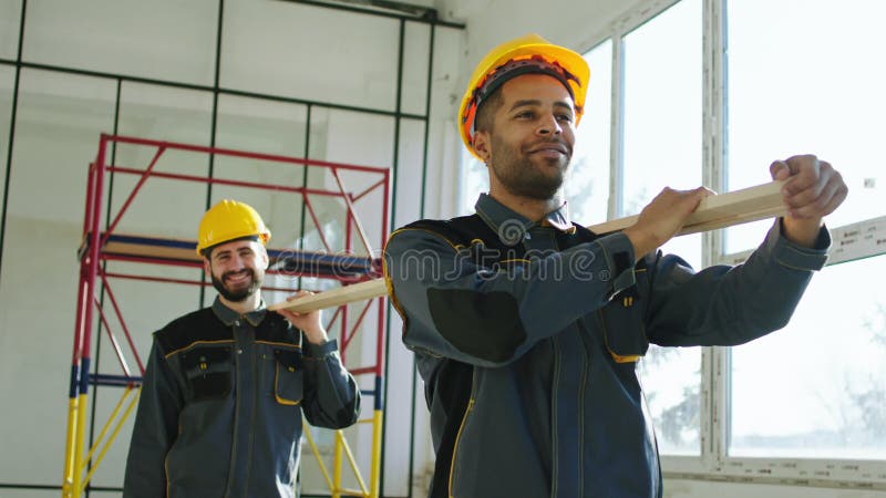 Modern Construction Site at Industrial Building in Construction Two ...