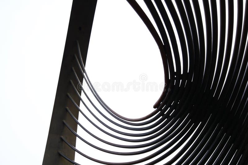 Modern Construction Steel, Surreal Design in the Future Stock Photo ...