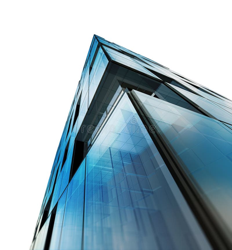 Modern Construction White Isolated Stock Illustration - Illustration of ...