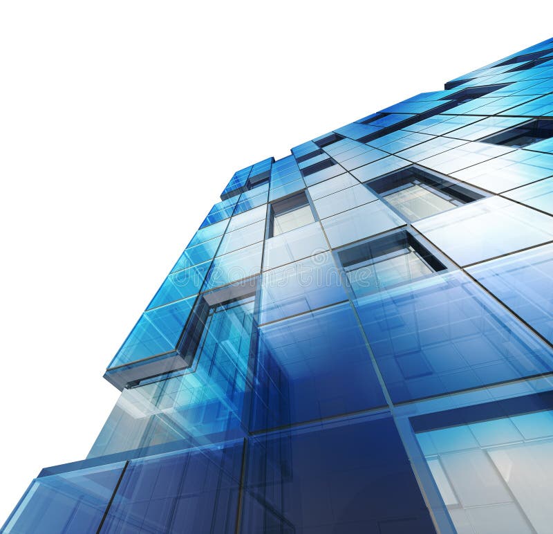 Modern Construction White Isolated Stock Illustration - Illustration of ...